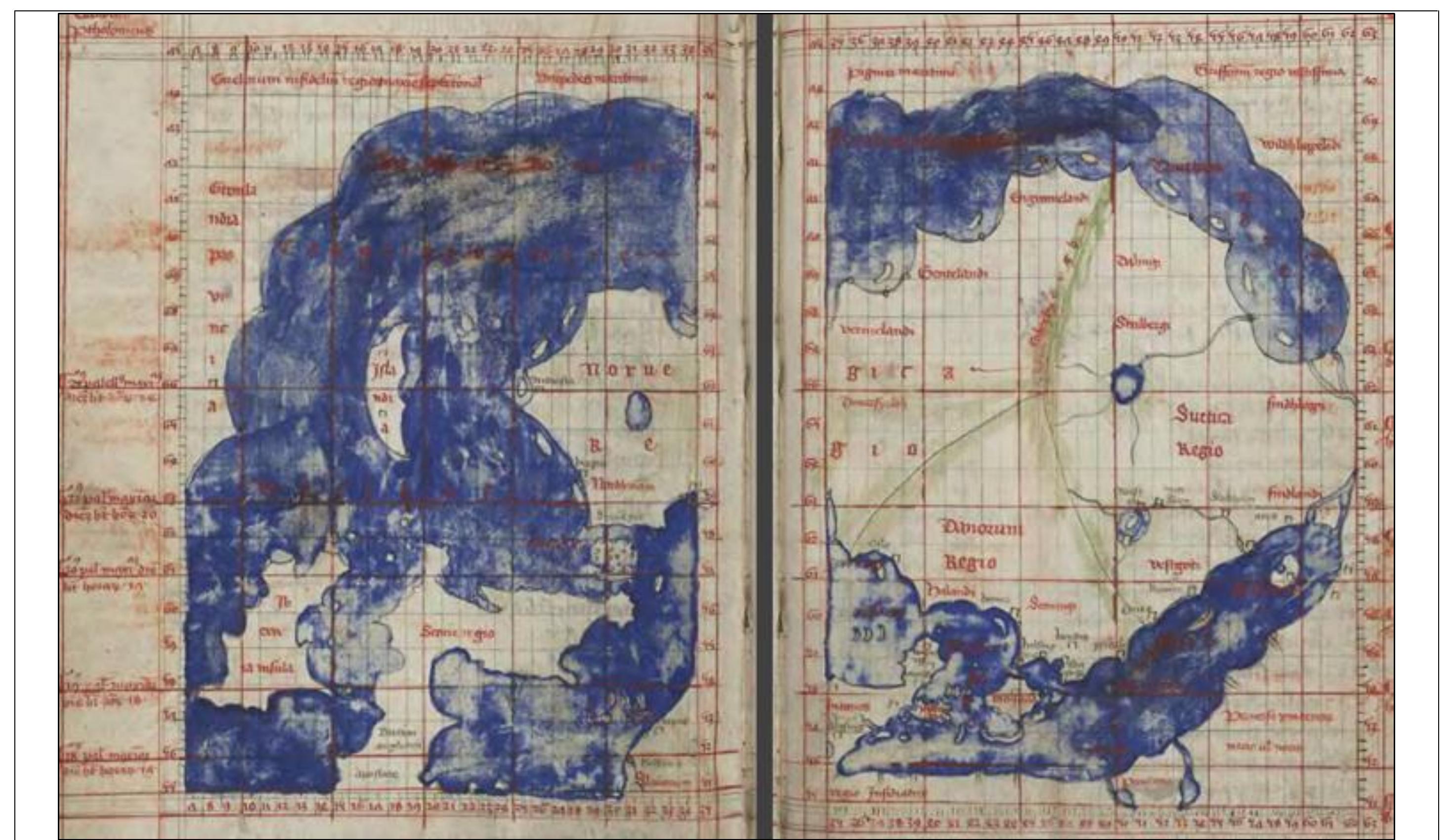 The 1427 first map of the north (nancy map) of claudius