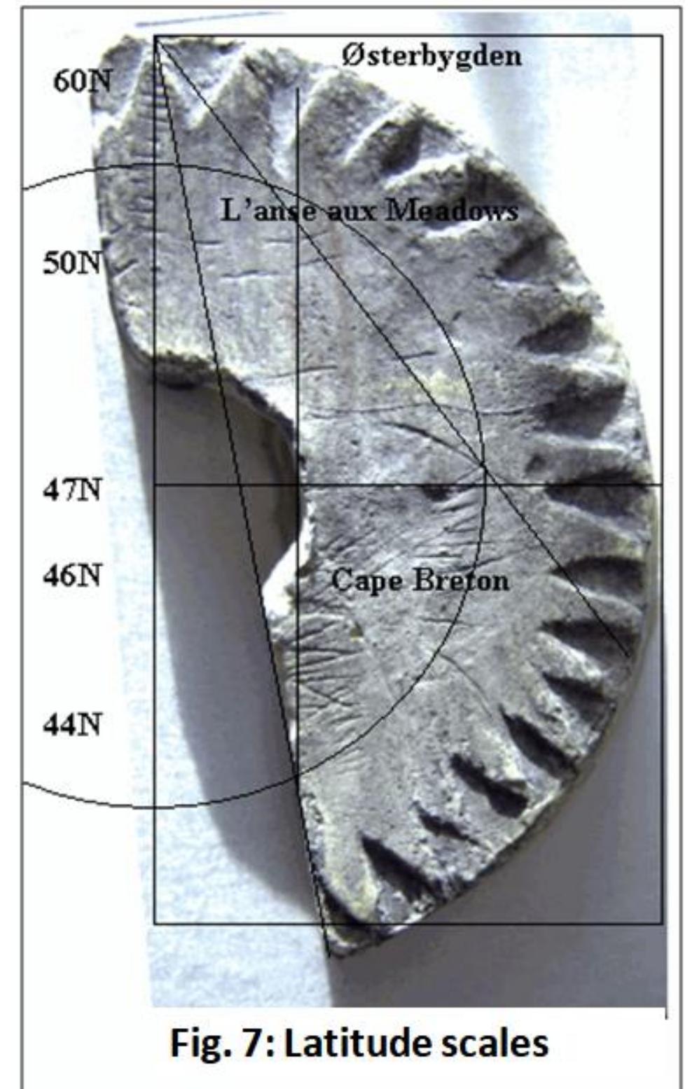 The sun compass’s compass rose design reveals that the norse