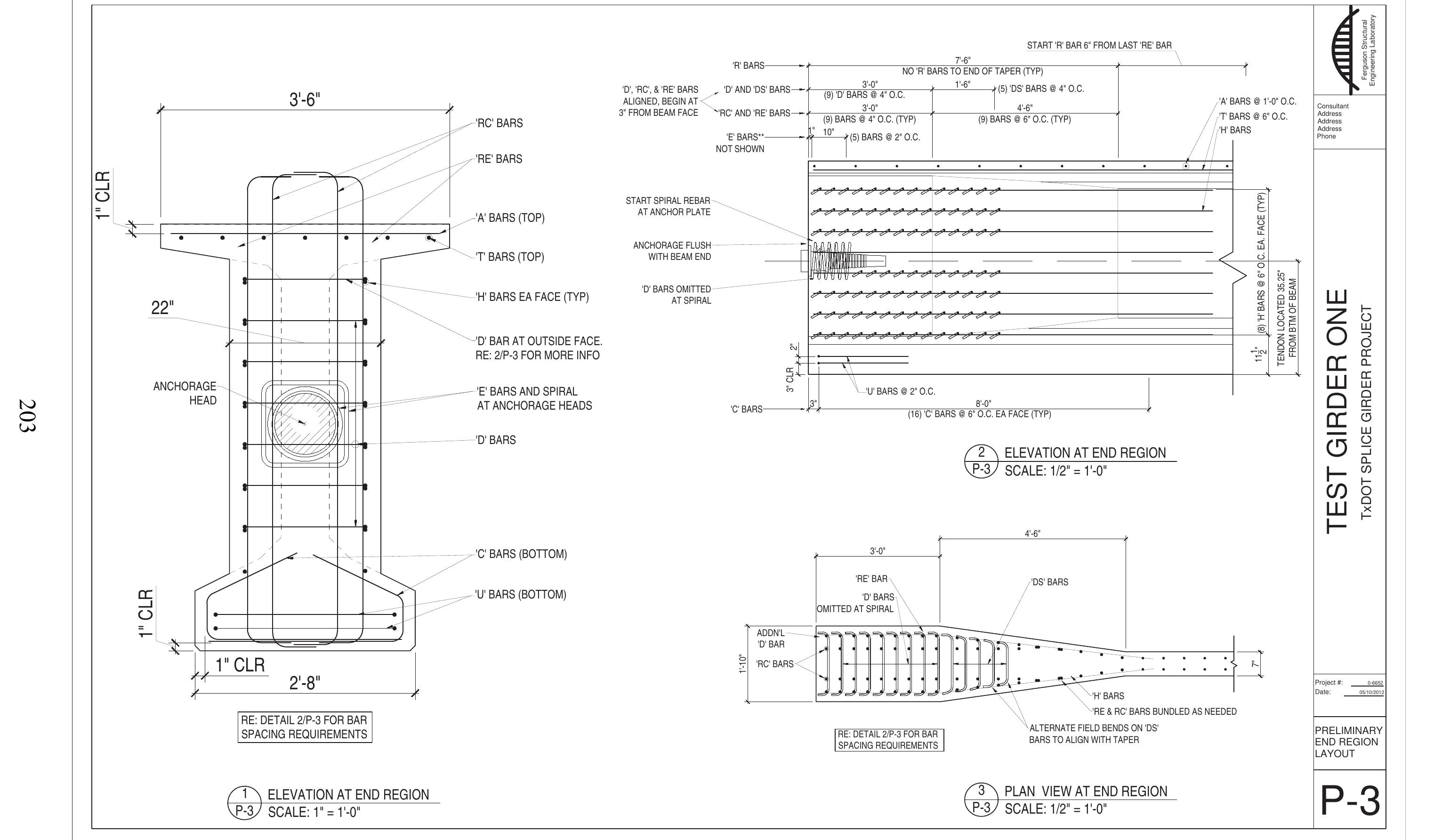 Figure 112 - Shear Behavior of Spliced Post-Tensioned