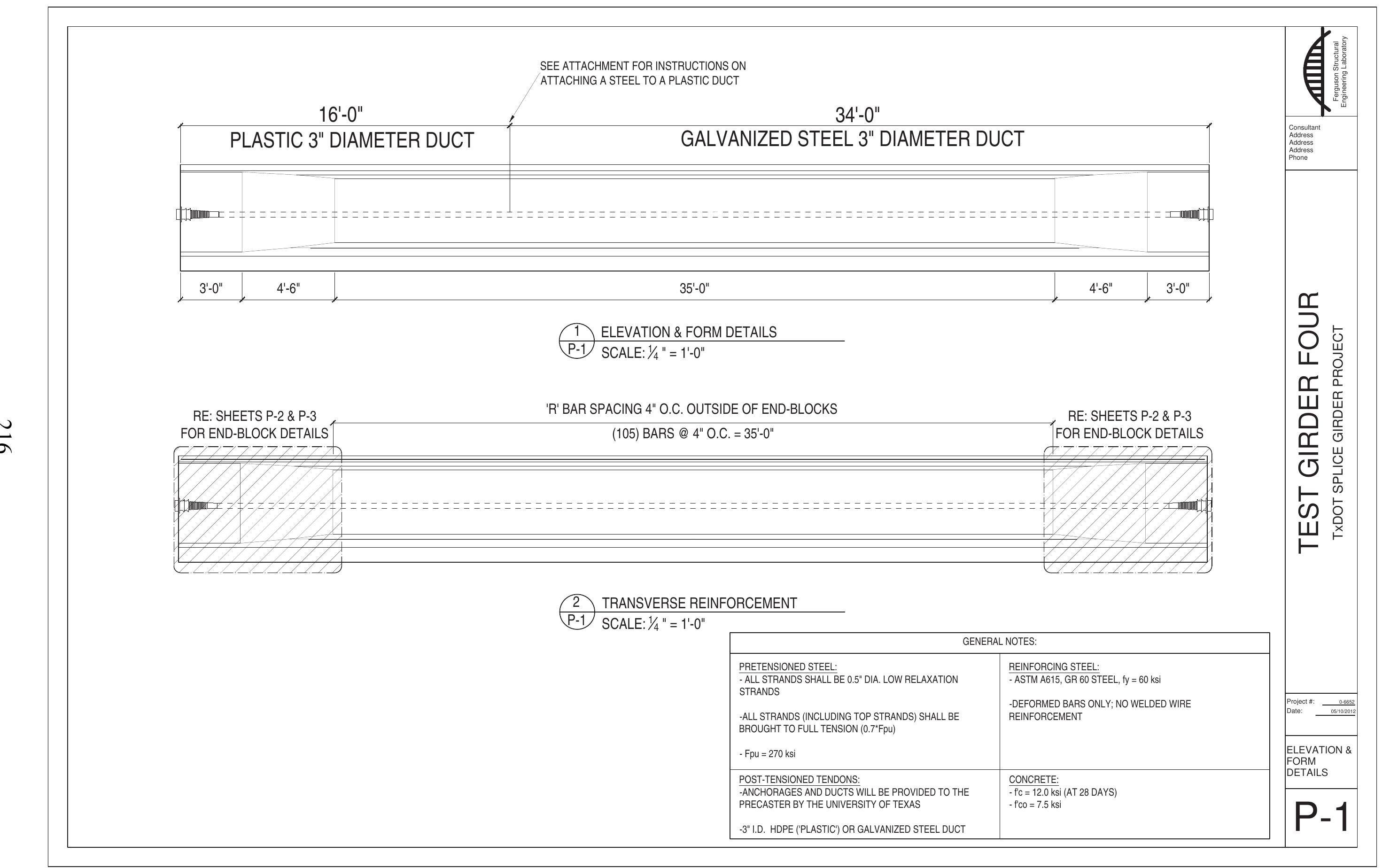 Figure 122 - Shear Behavior of Spliced Post-Tensioned