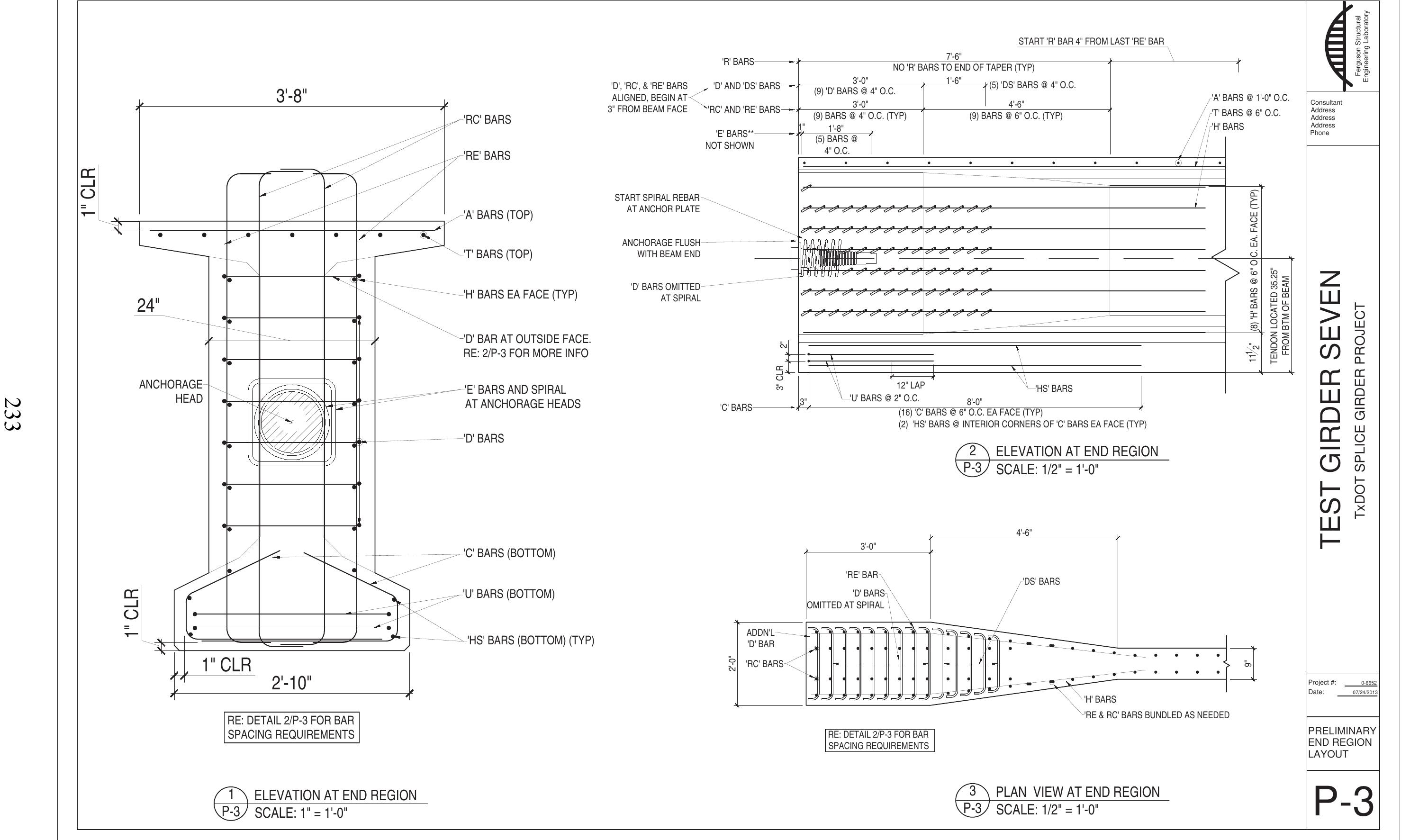Figure 136 - Shear Behavior of Spliced Post-Tensioned