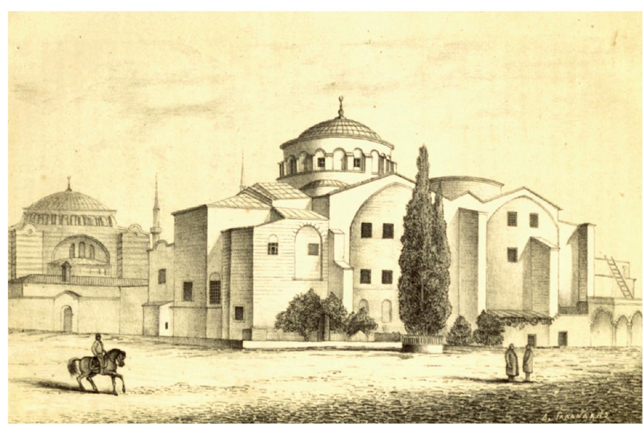 Hagia eirene, first location of the imperial ottoman museum