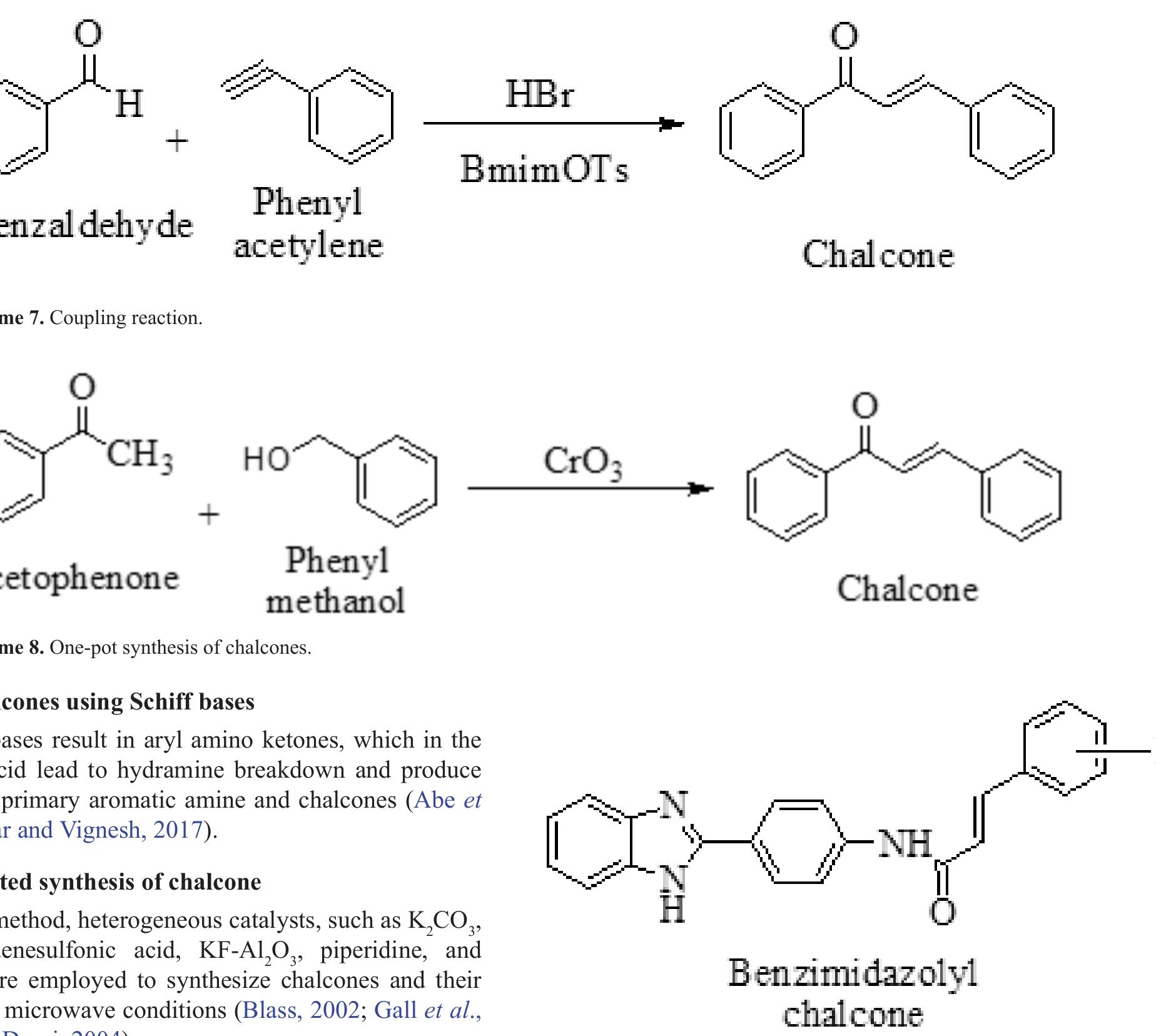 The synthesis of a new chalcone series with benzimidazolyl