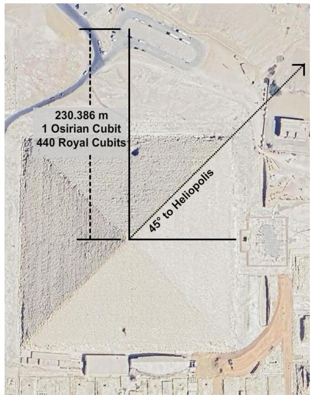 Figure 1 - The Great Pyramid of “Heliopolis”: An Osirian