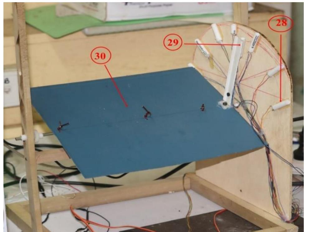 17: prototype model of single axis solar tracker the model