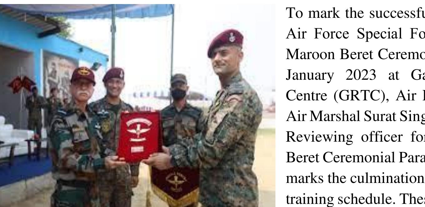 (PDF) THE ROLE OF GARUD COMMANDO FORCE IN INDIA'S NATIONAL SECURITY