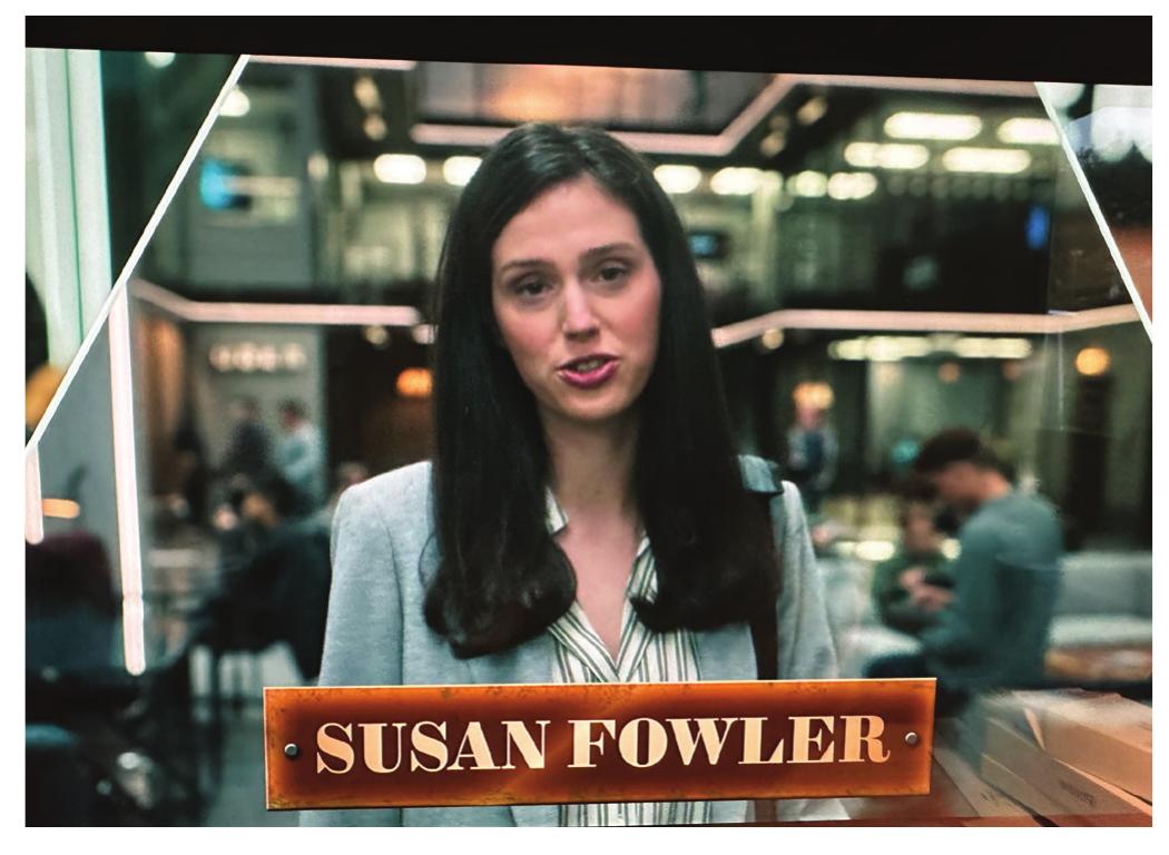 Renegade figure susan fowler (eva victor) speaks out about