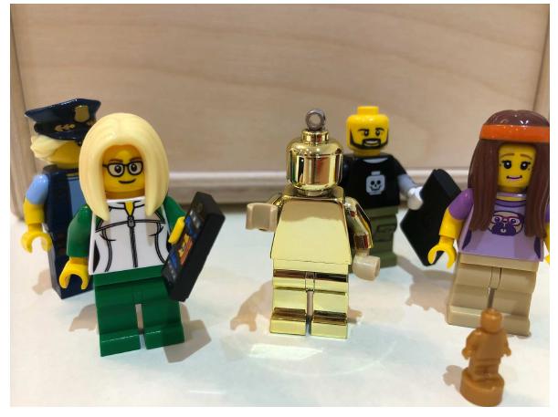 Examples of lego figures part of the toolkits