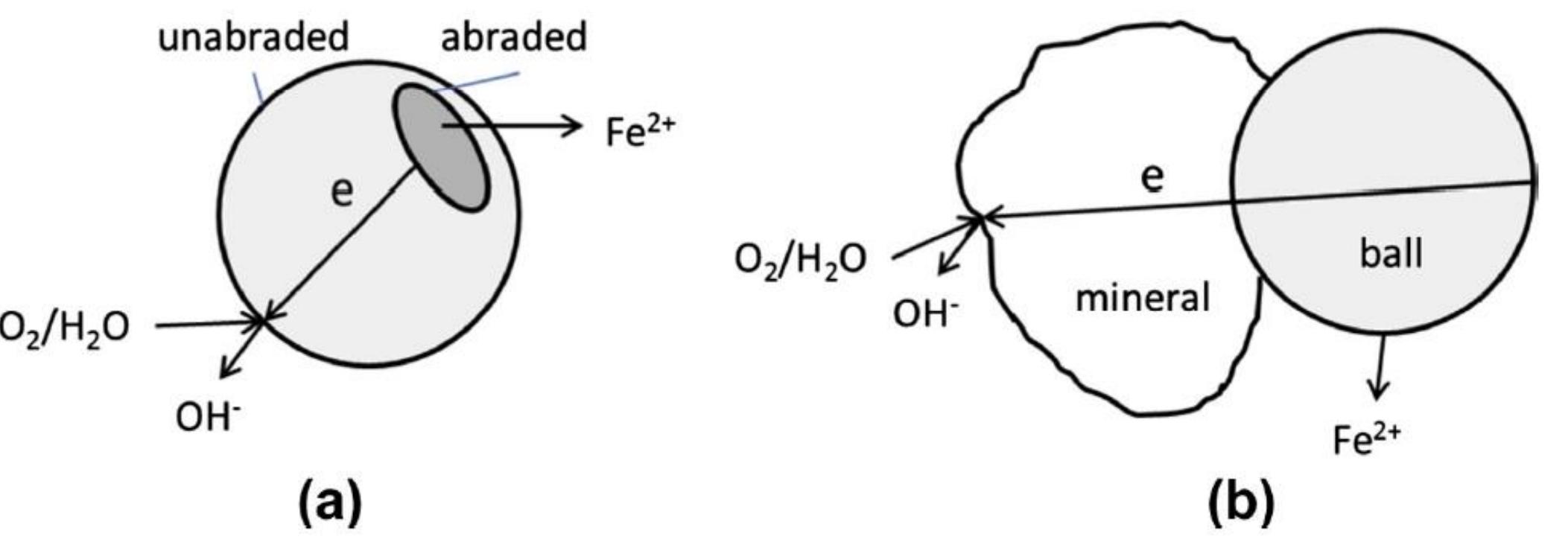 Showing corrosion wear for (a) differential abrasion cell