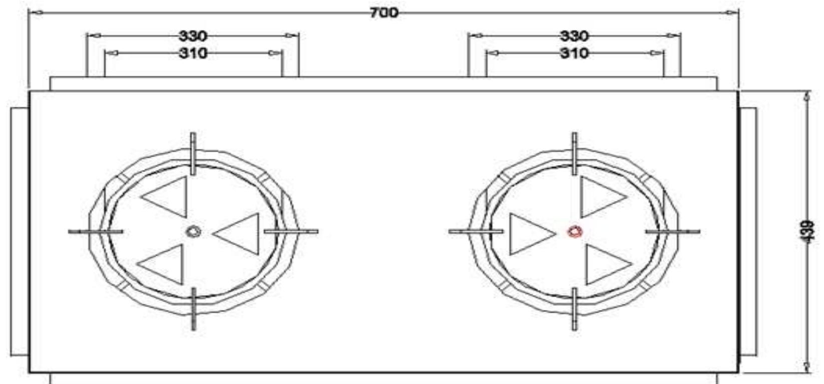 Working drawing of biogas stove 2.2.4 description and