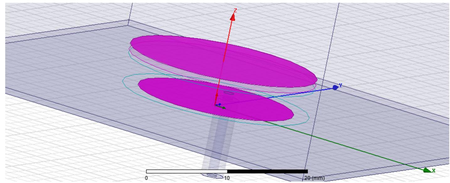 Hfss design for proposed dra antenna