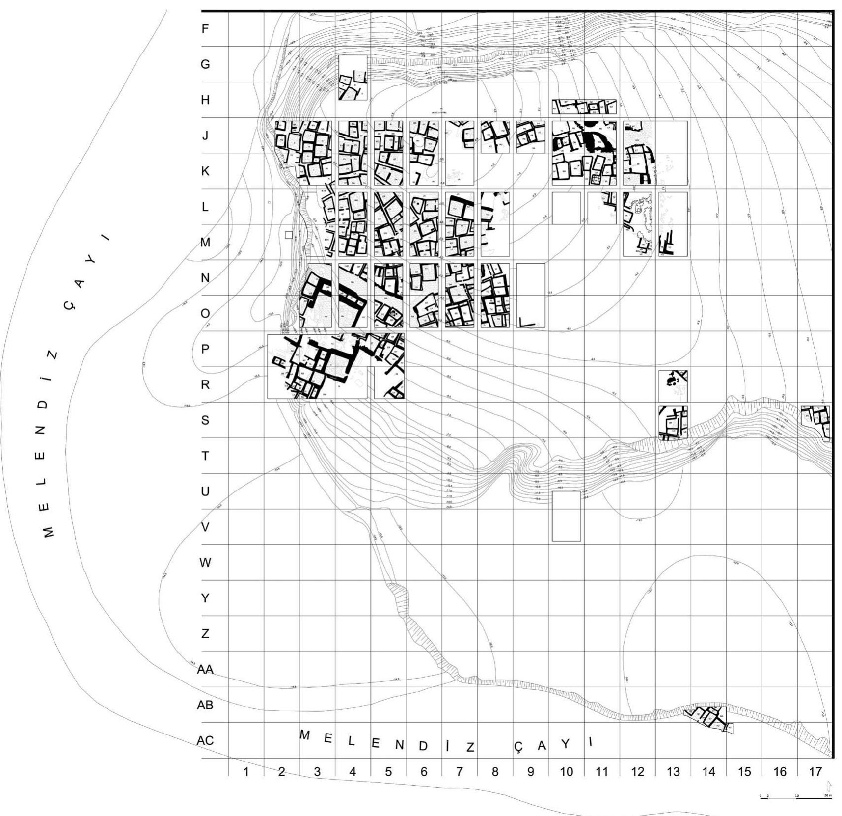 Architecture of the early settlement and trends through the