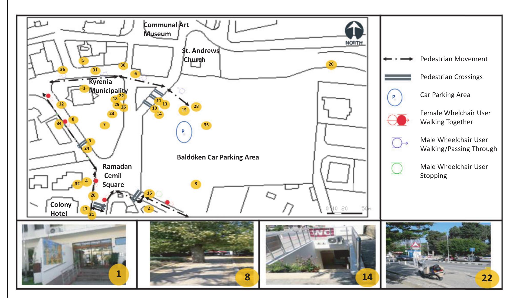 A sample of behavioural map.