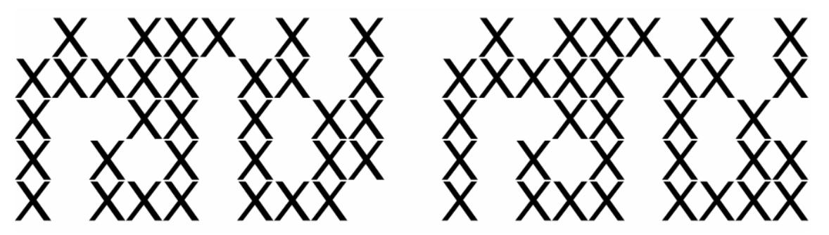 Example of the figures used in the visual comparison test