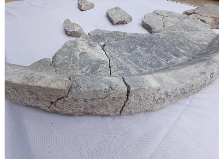 The sigma table’s lateral sides are coarse while upper