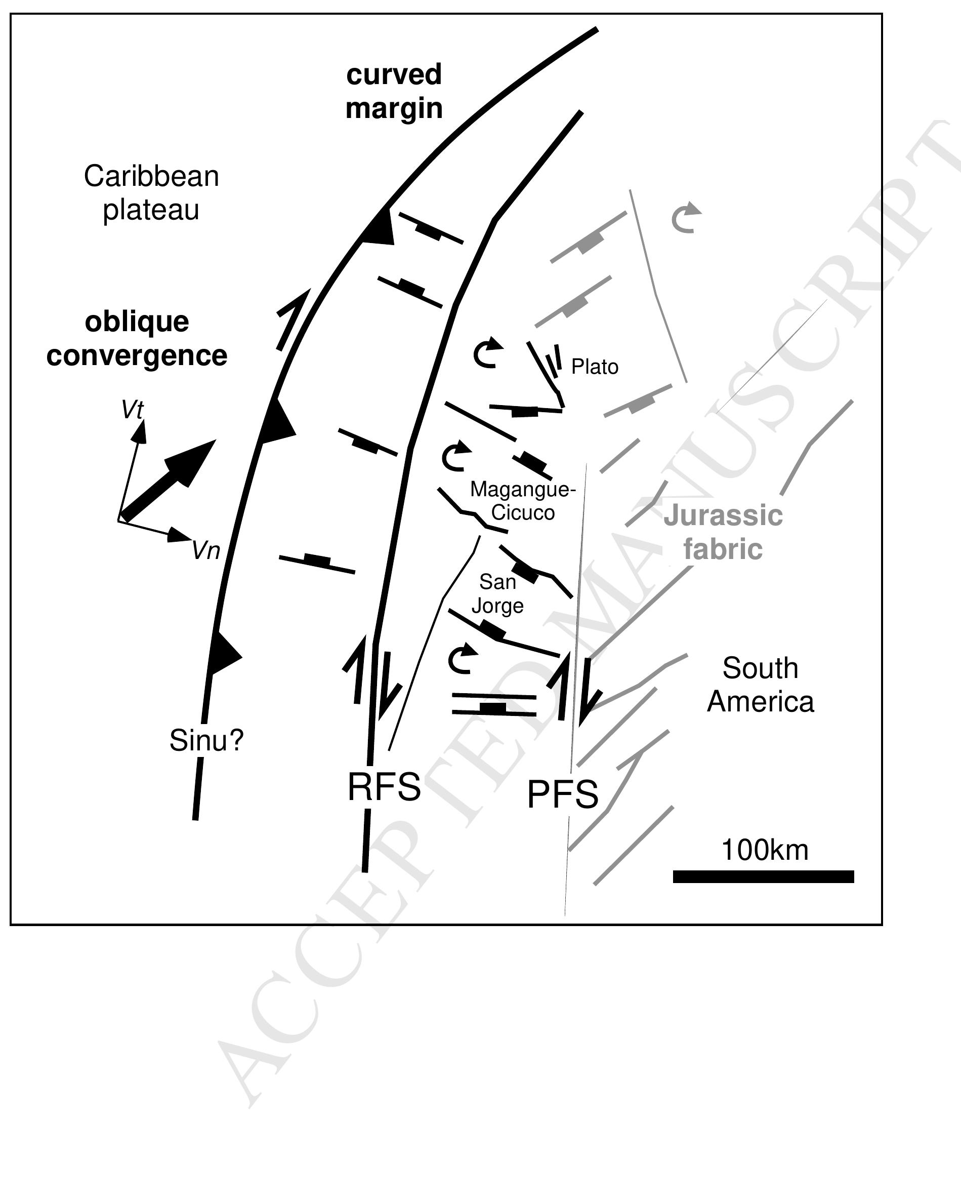 Figure 15 - Structure and age of the Lower Magdalena Valley