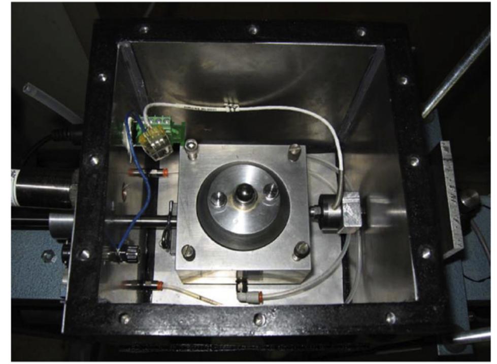 Details of the modified direct shear test apparatus in a