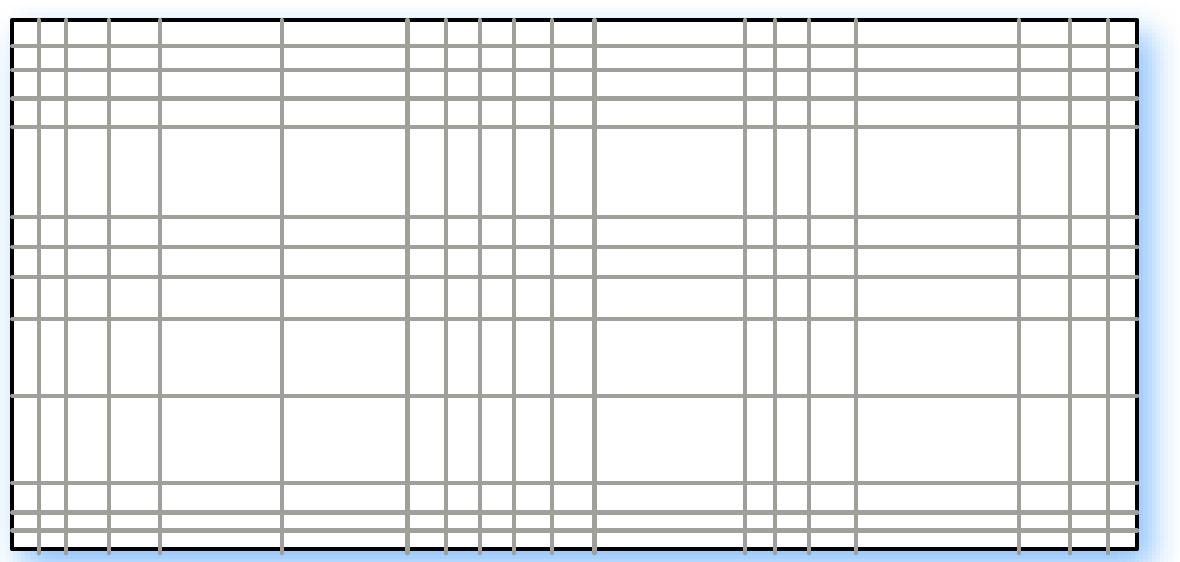 Non-uniform cartesian structured grid