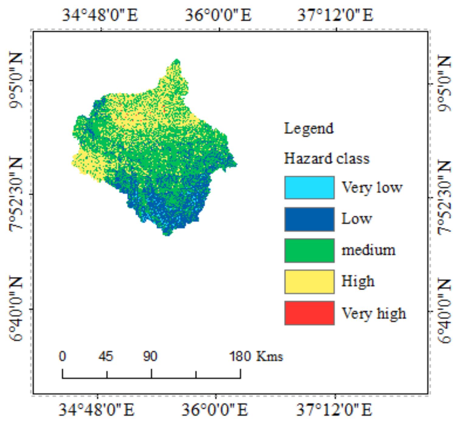 2: flood hazard map of upper baro-akobo watershed presented