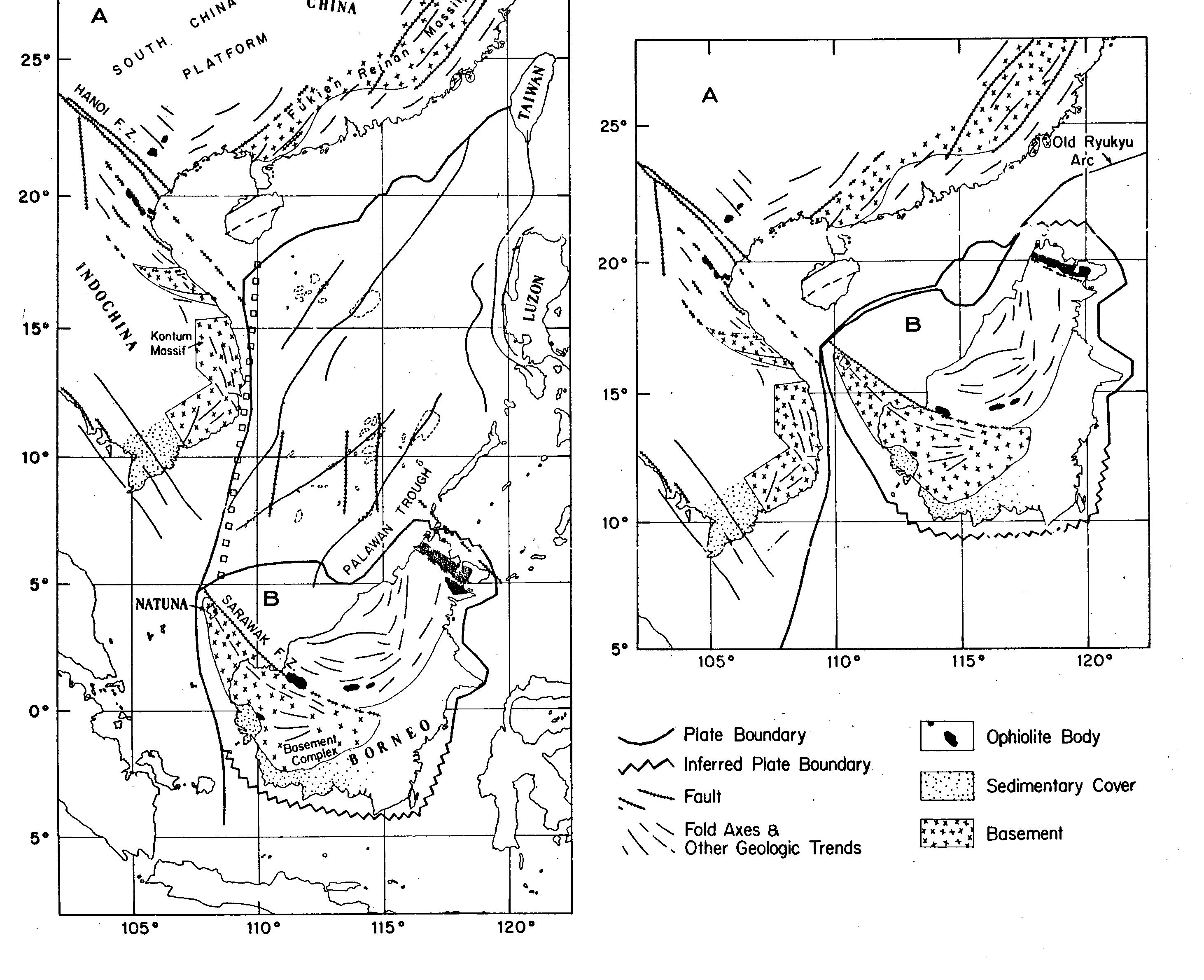 Figure 8 - Structural framework of the Sunda Shelf and