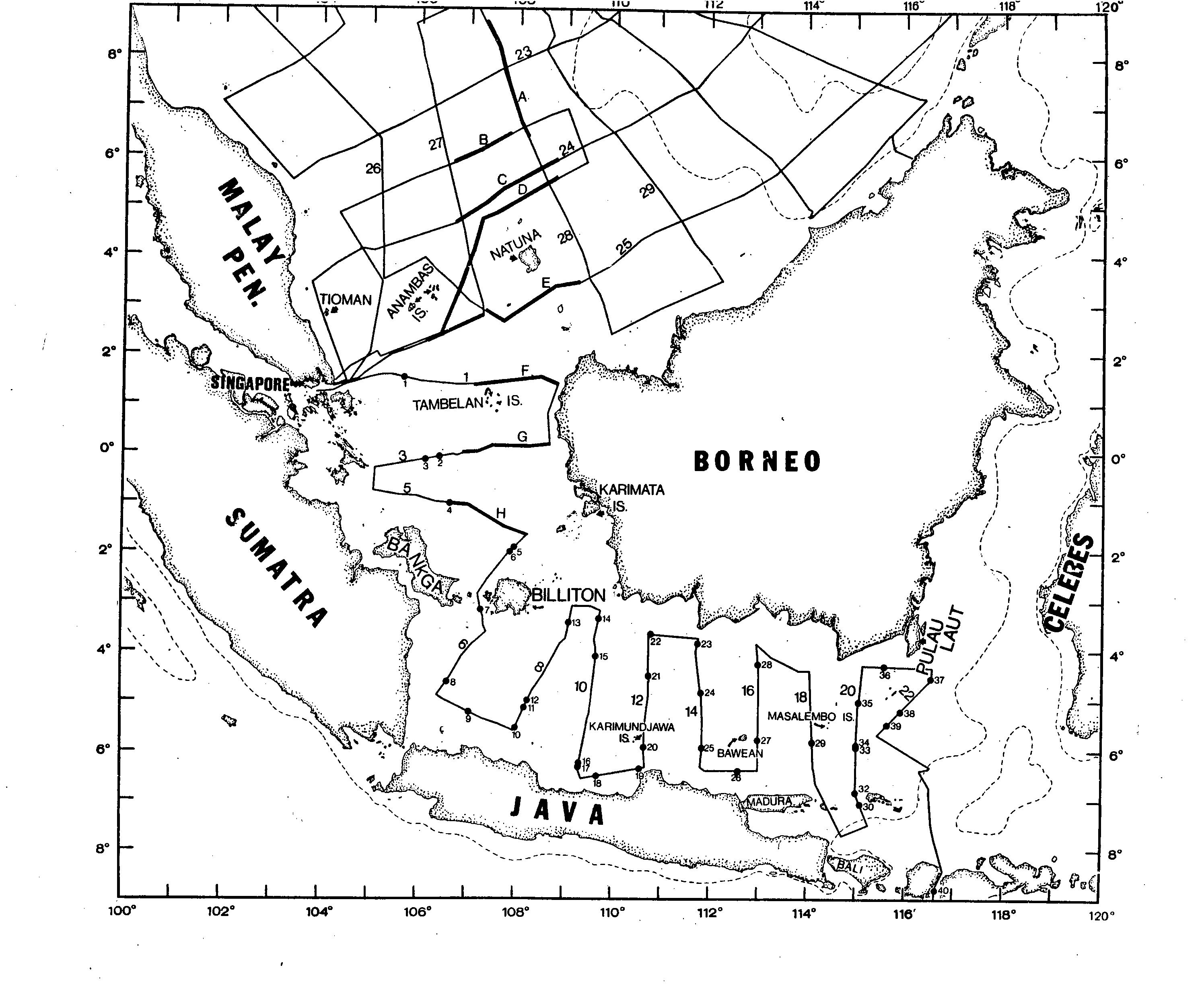 Figure 11 - Structural framework of the Sunda Shelf and