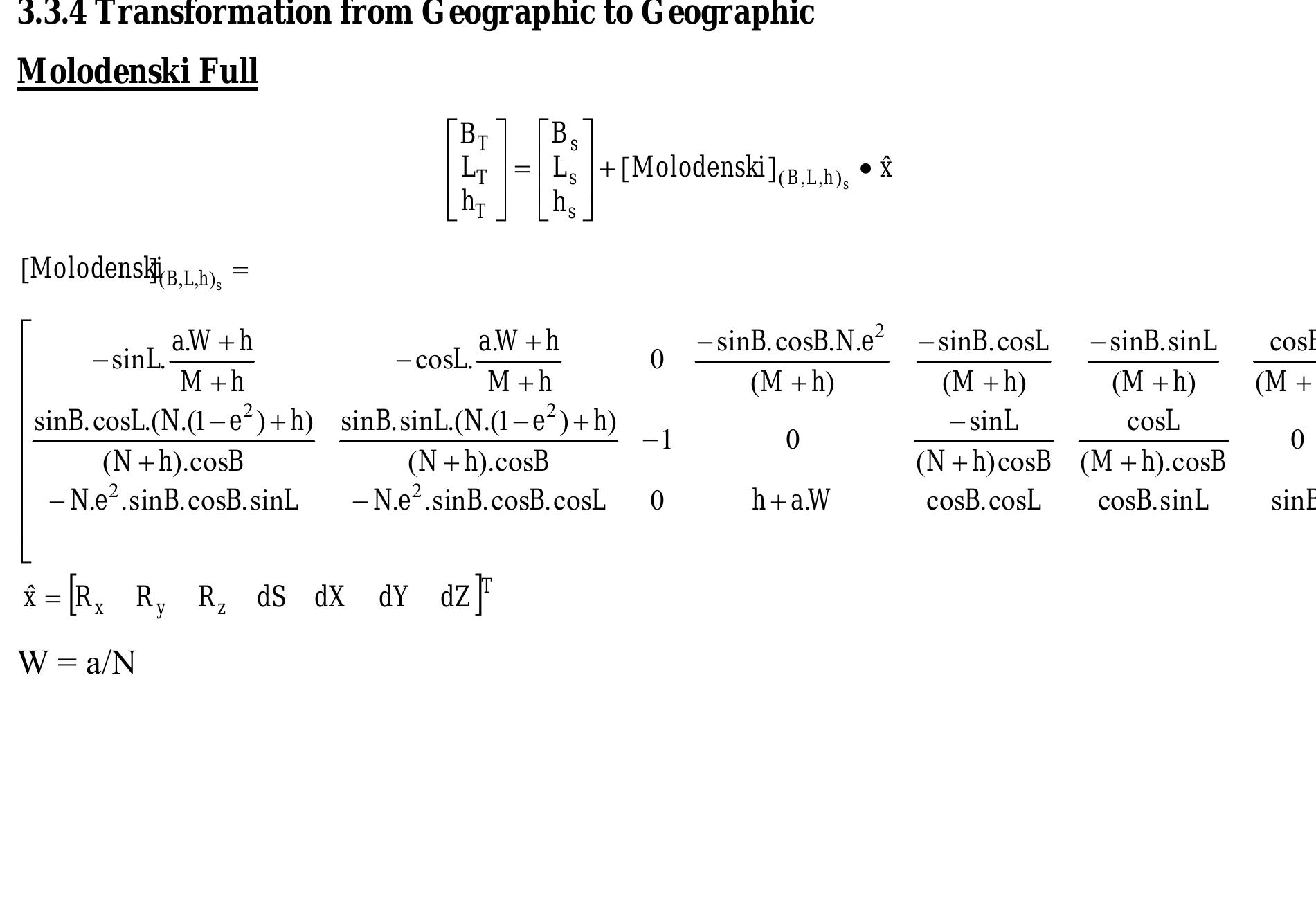 Table 4 - RTCM 3.1 Transformation Messages In RTK GNSS