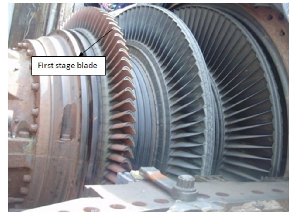 Modal and fatigue analysis of cad model of turbine blade are