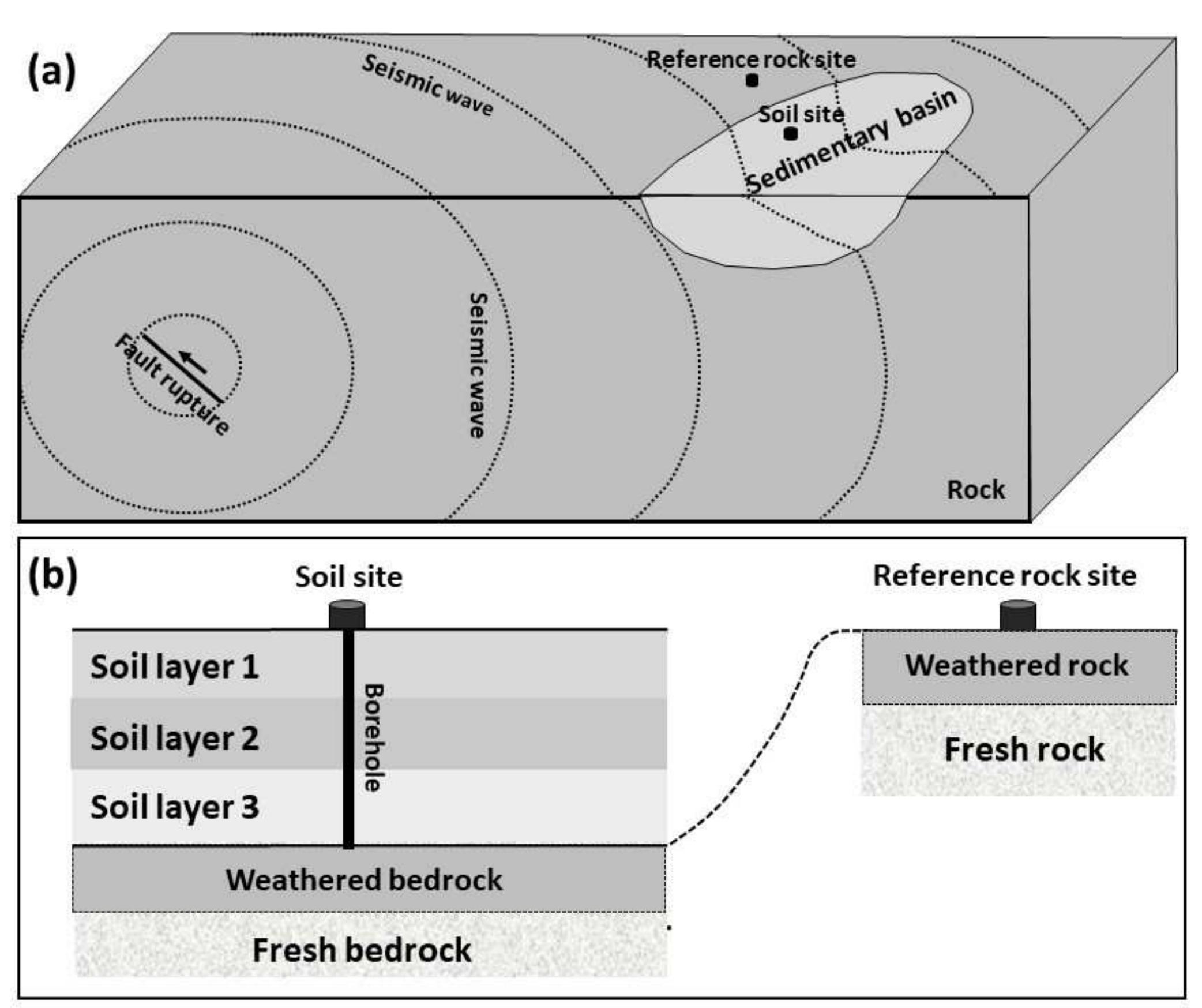 Schematic Seismic Wave Propagation In 3 D Earth A And A