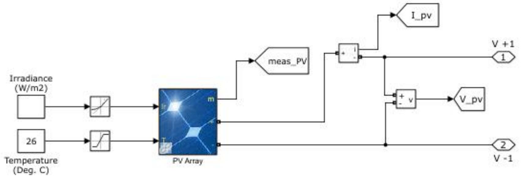 Simulink model of a solar pv this model uses single phase