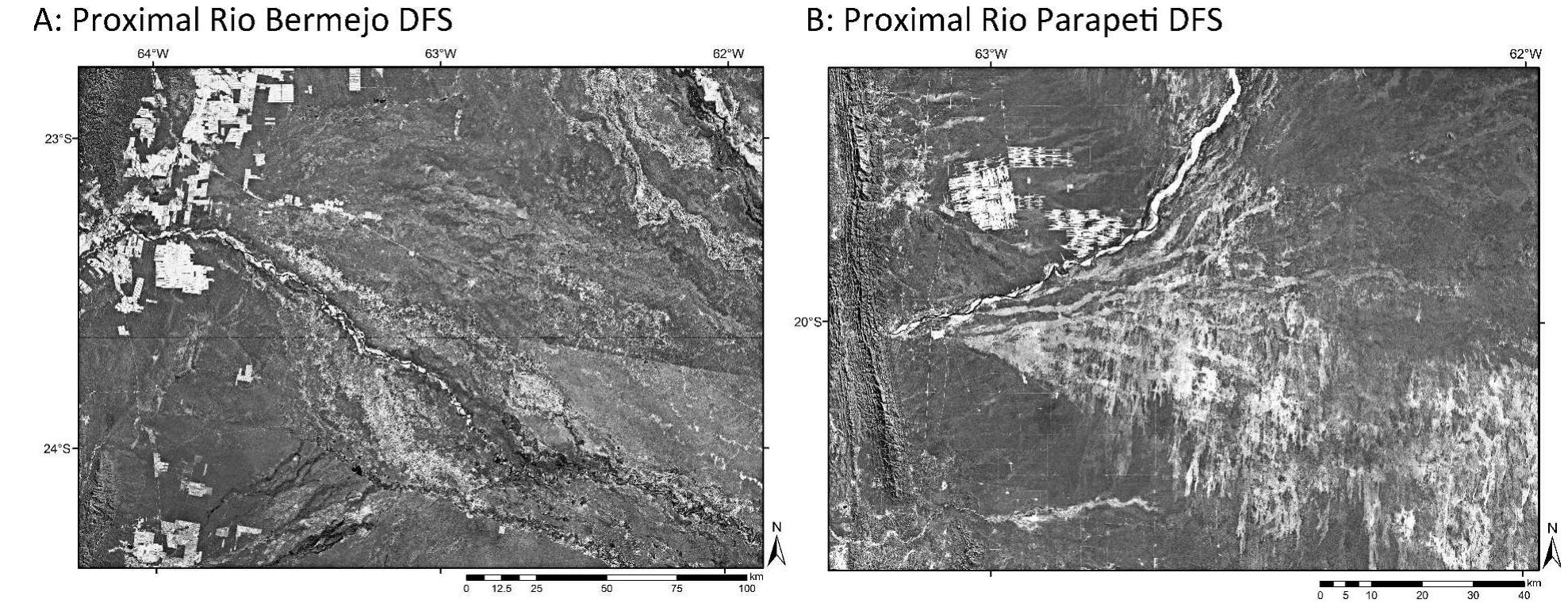 Fic. 2.—satellite image examples of proximal and medial dfs