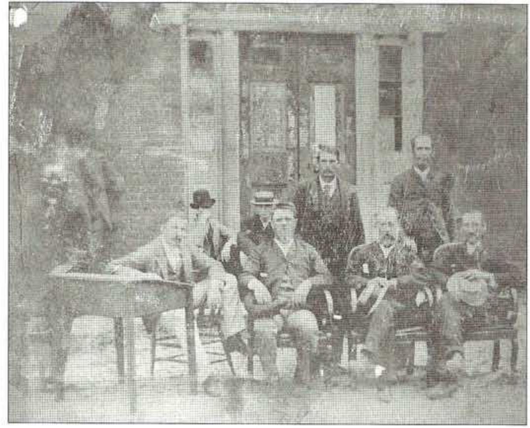 Port tobacco “founding fathers” photograph (1892). men