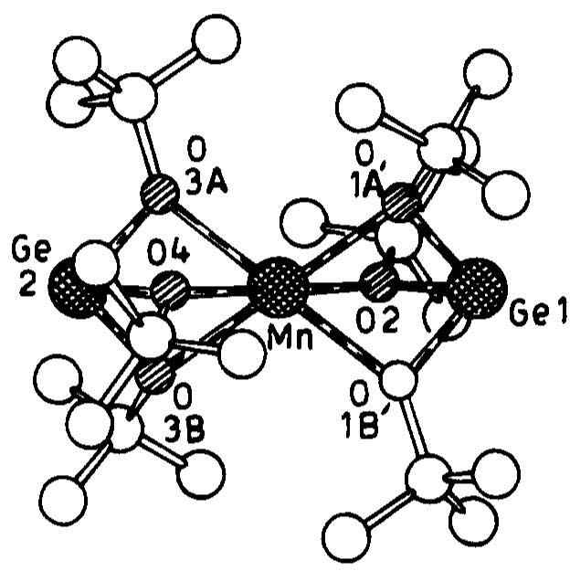 An ortep drawing of mngeo(o'bu),.®° the molecular structure