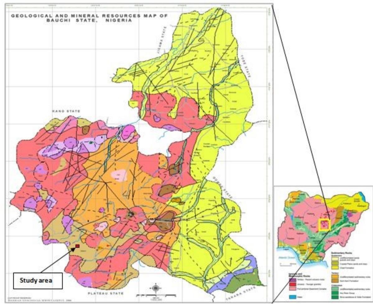 Figure 1 - from FIELD GEOLOGY AND PETROGRAPHY AROUND