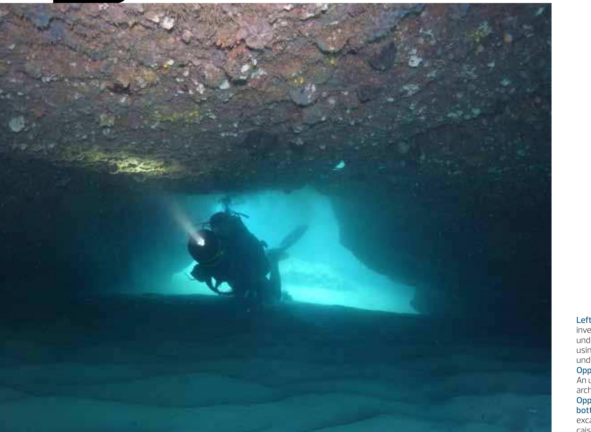 Figure 7 - Conservation of marine archaeological objects