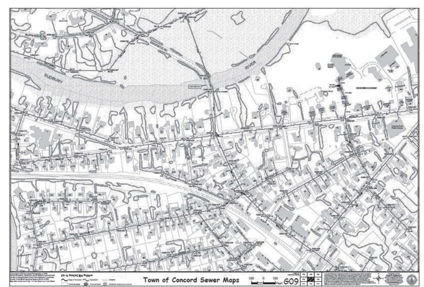 Sewer map book page g09. (see page 89 for color version)