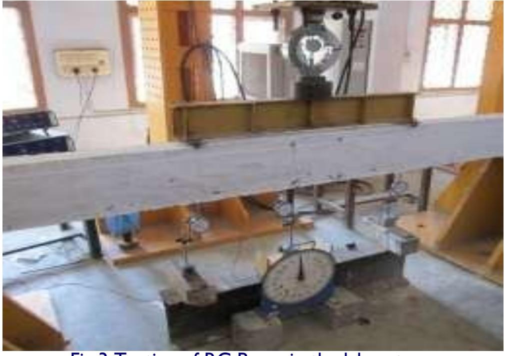 D. flexural test the test program consider of casting and