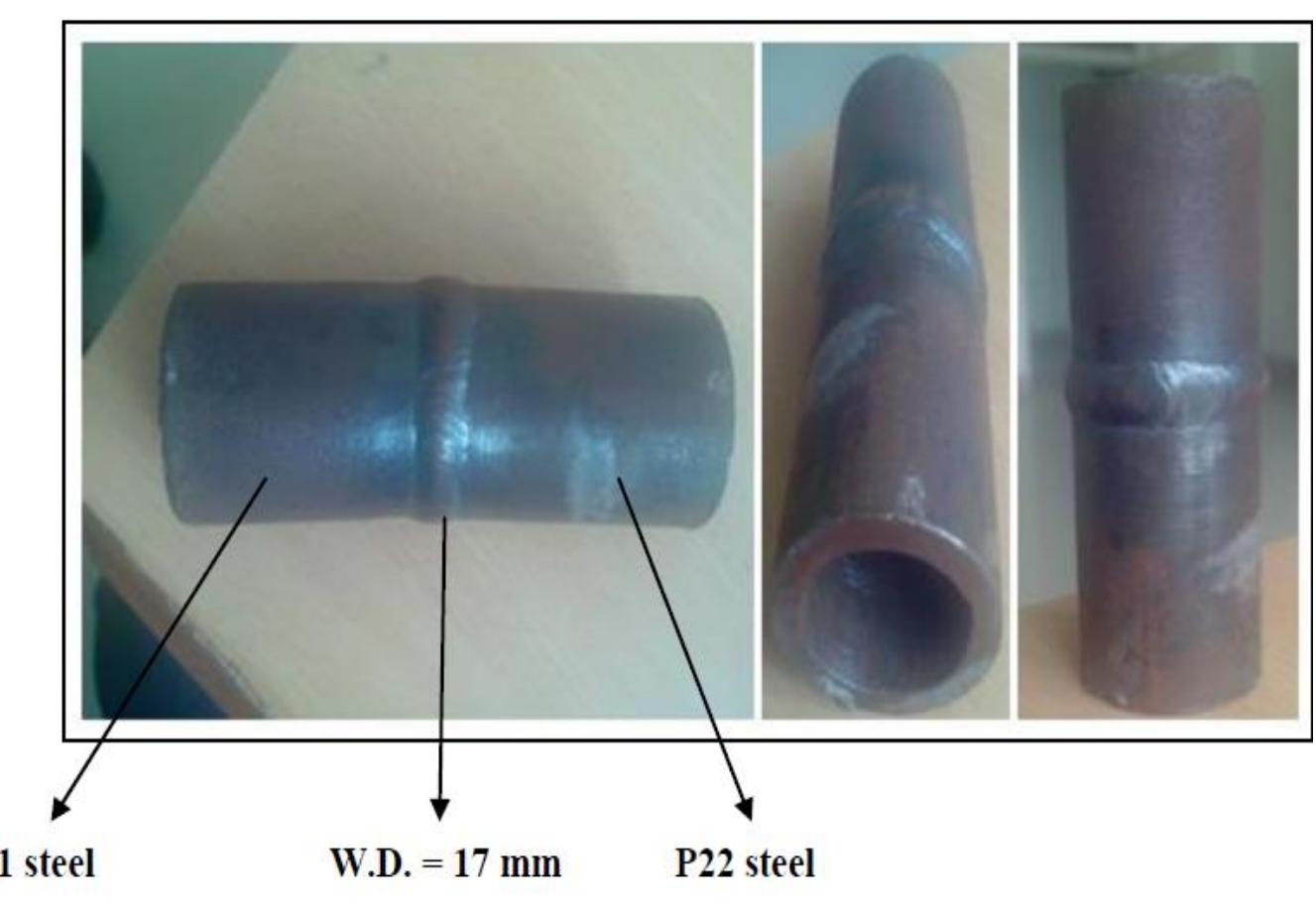 2: specimens obtained after tig welding 5.3. hardness test