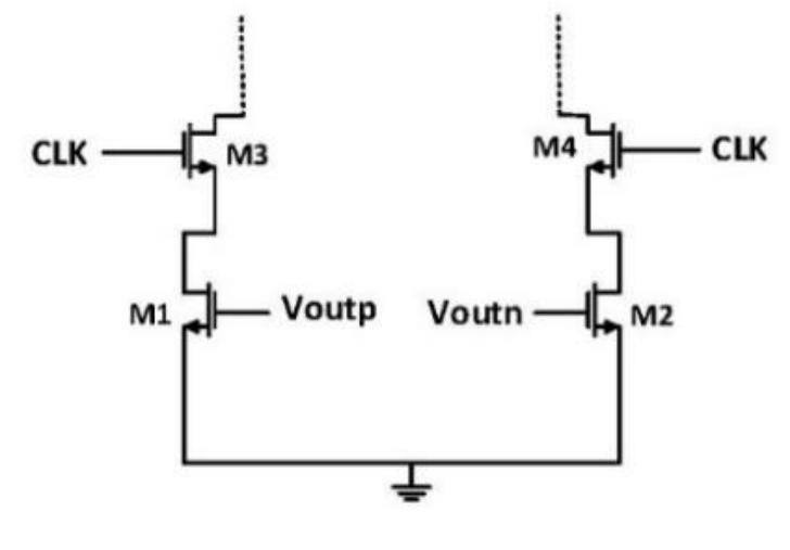 Differential input stage circuit schematic the differential