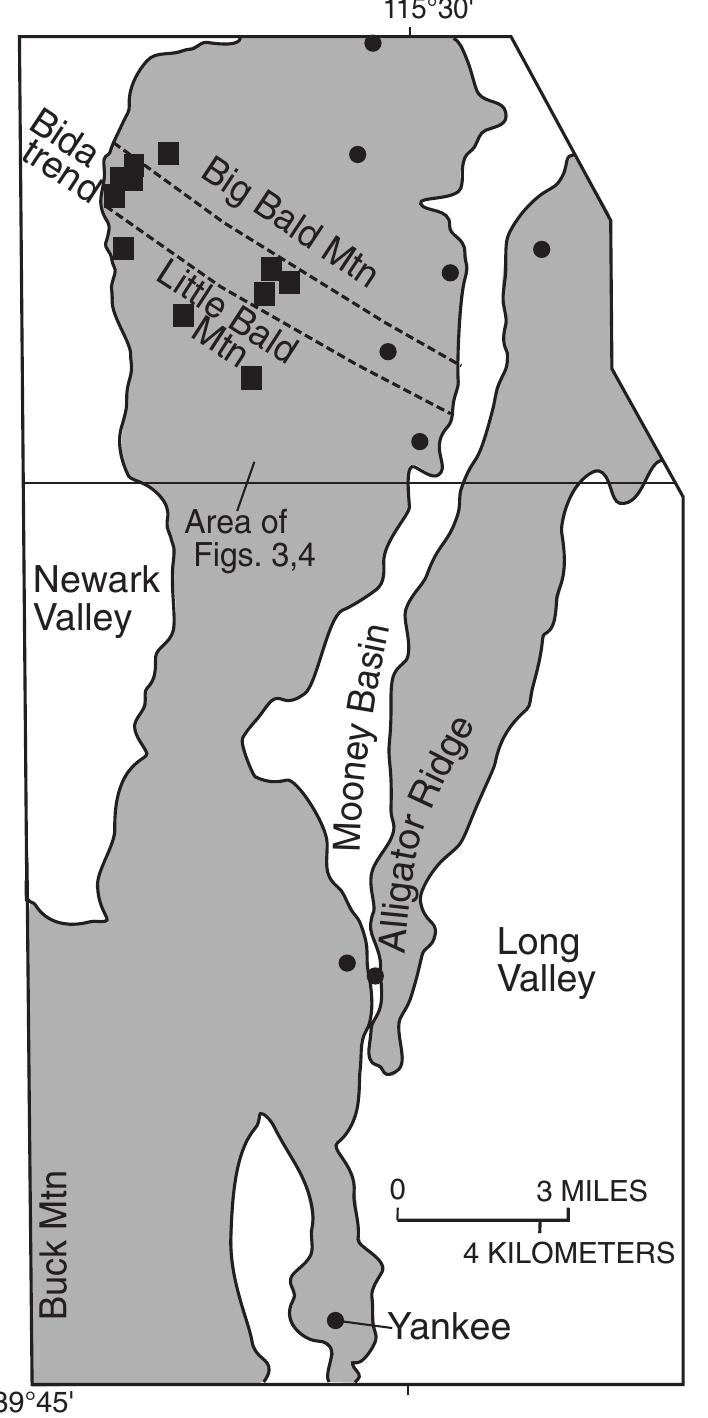 Fic. 3. index map showing bald mountain and alligator