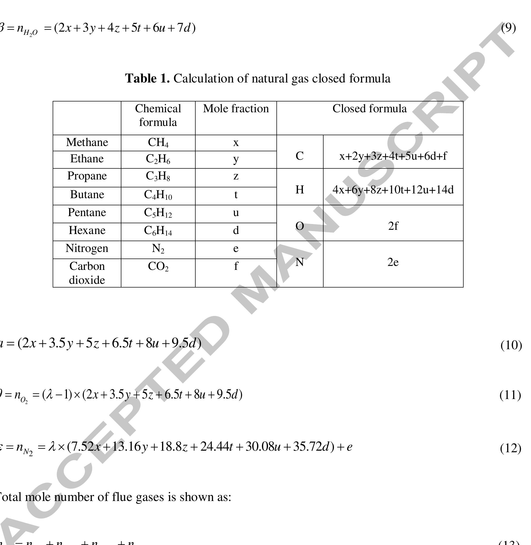 [he mole fraction and molar spesific heat at constant