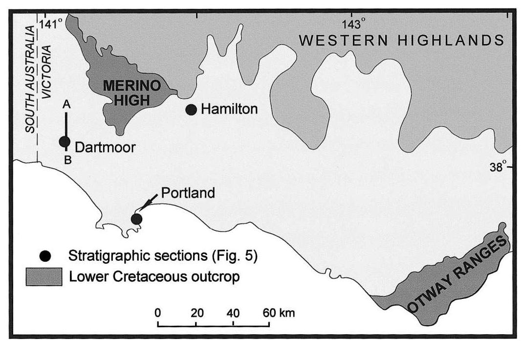 Fic. 4.— location map for the otway basin showing the