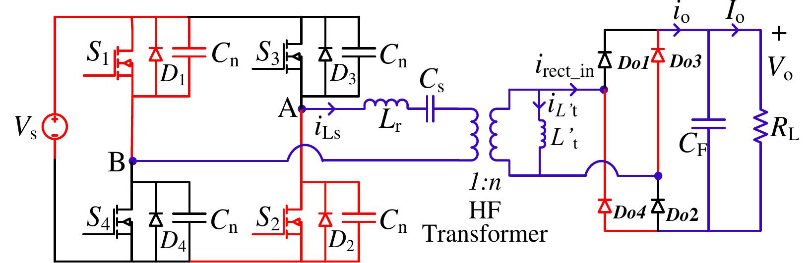 1 basic circuit diagram of a fixed frequency lcl-type series