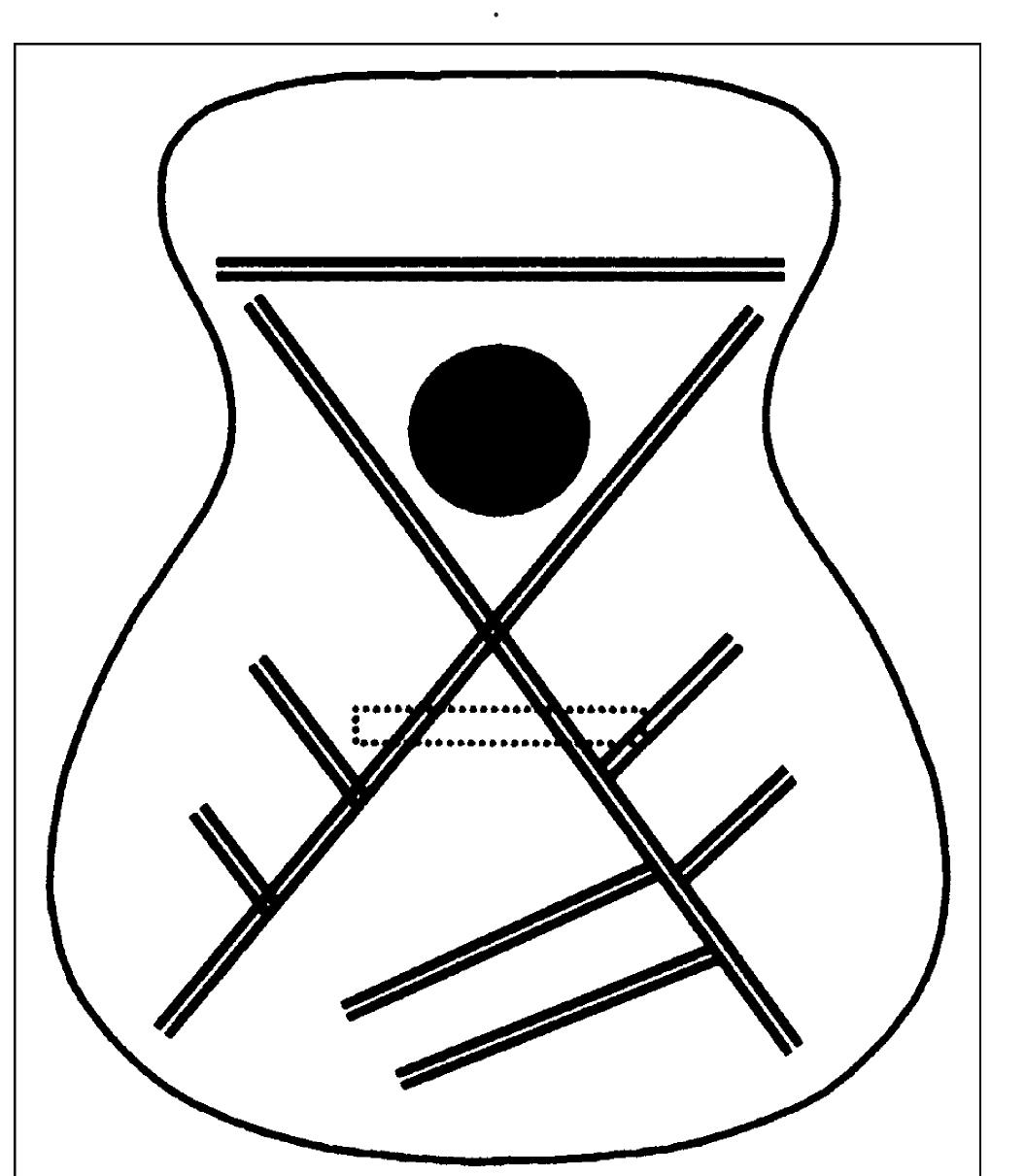 |: a typical “x” bracing pattern