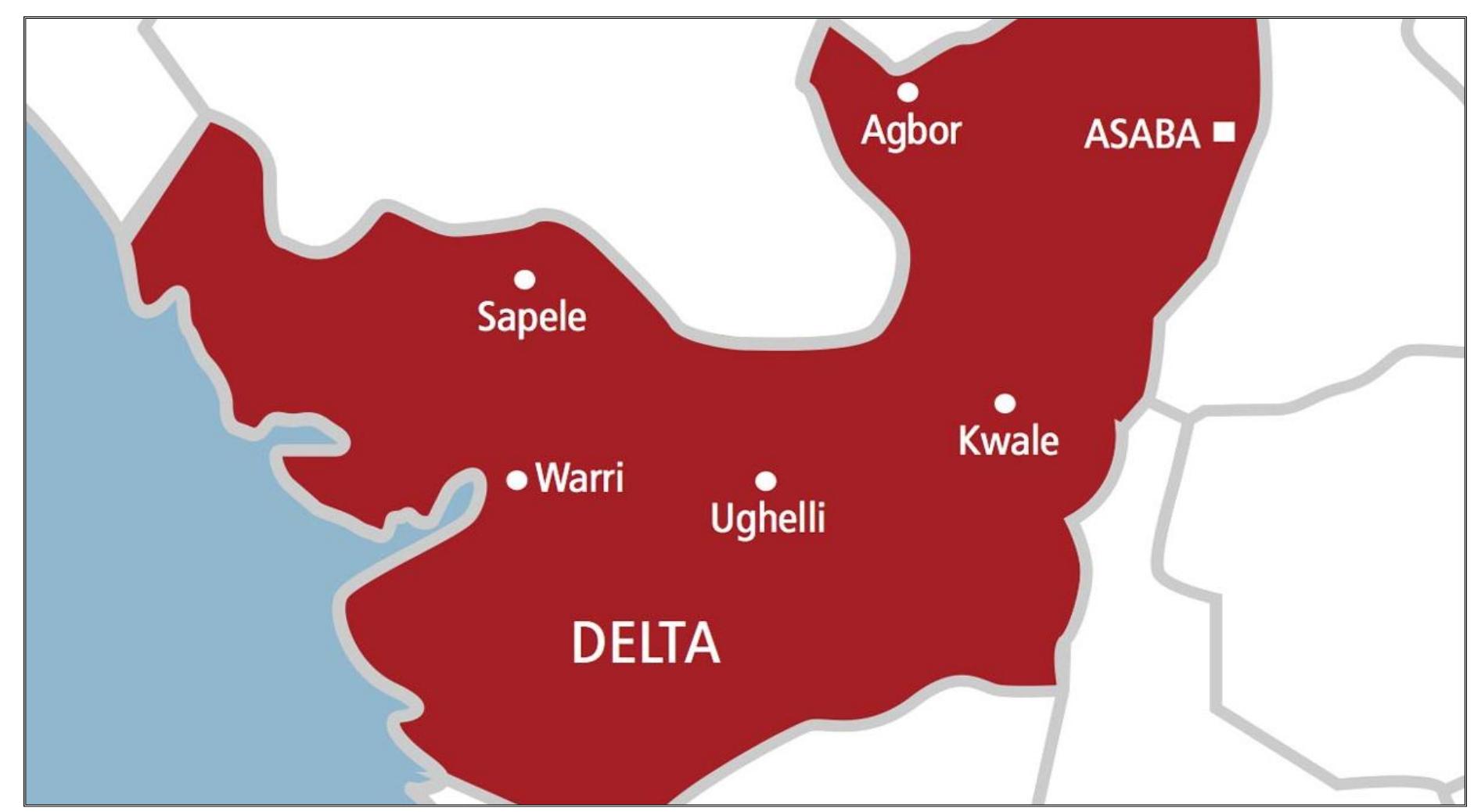 Map of delta state showing the study area ilugo et al.;
