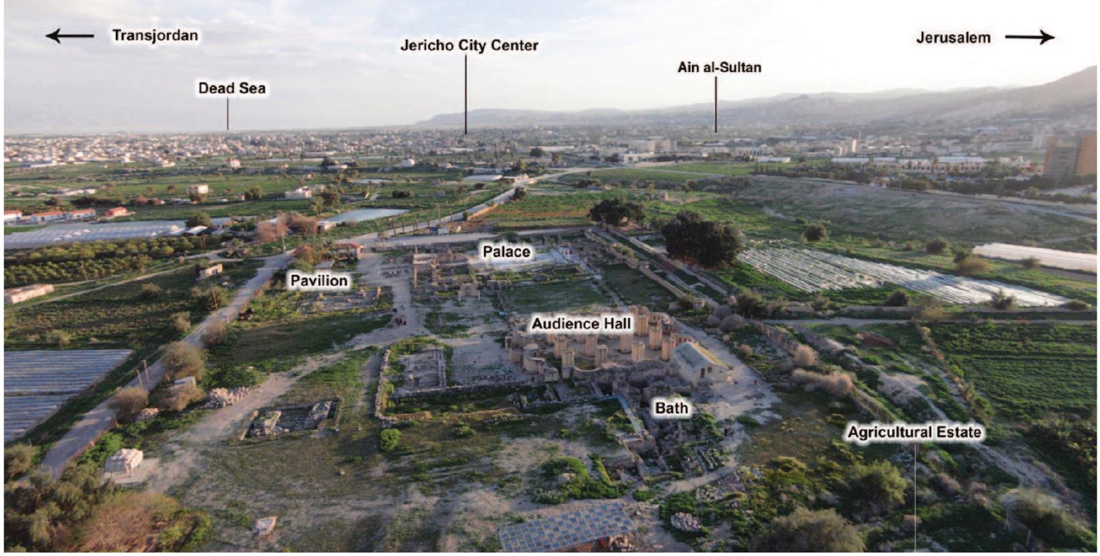 Air photograph of the jericho oasis, looking south (jennings