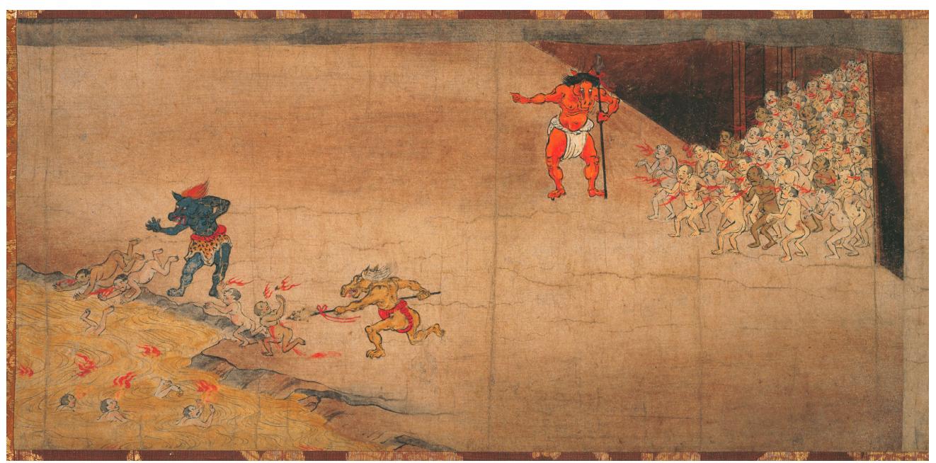 The hell of boiling feces (hutsushi jigoku ji bes) from the