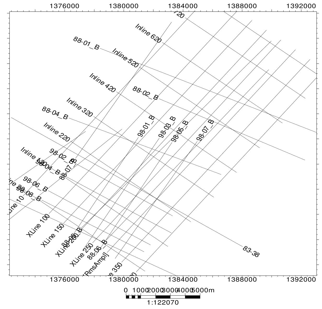 (3) base map of el-nafoora oil field showing the seismic