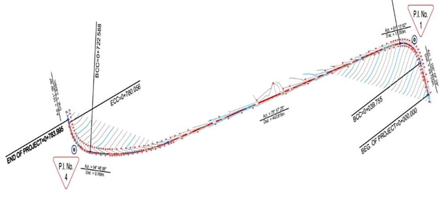 Autocad civil 3d projection of horizontal alignment for
