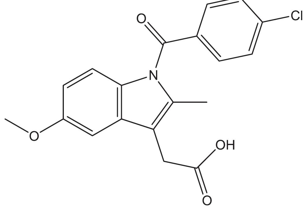 Chemical structure of ind.