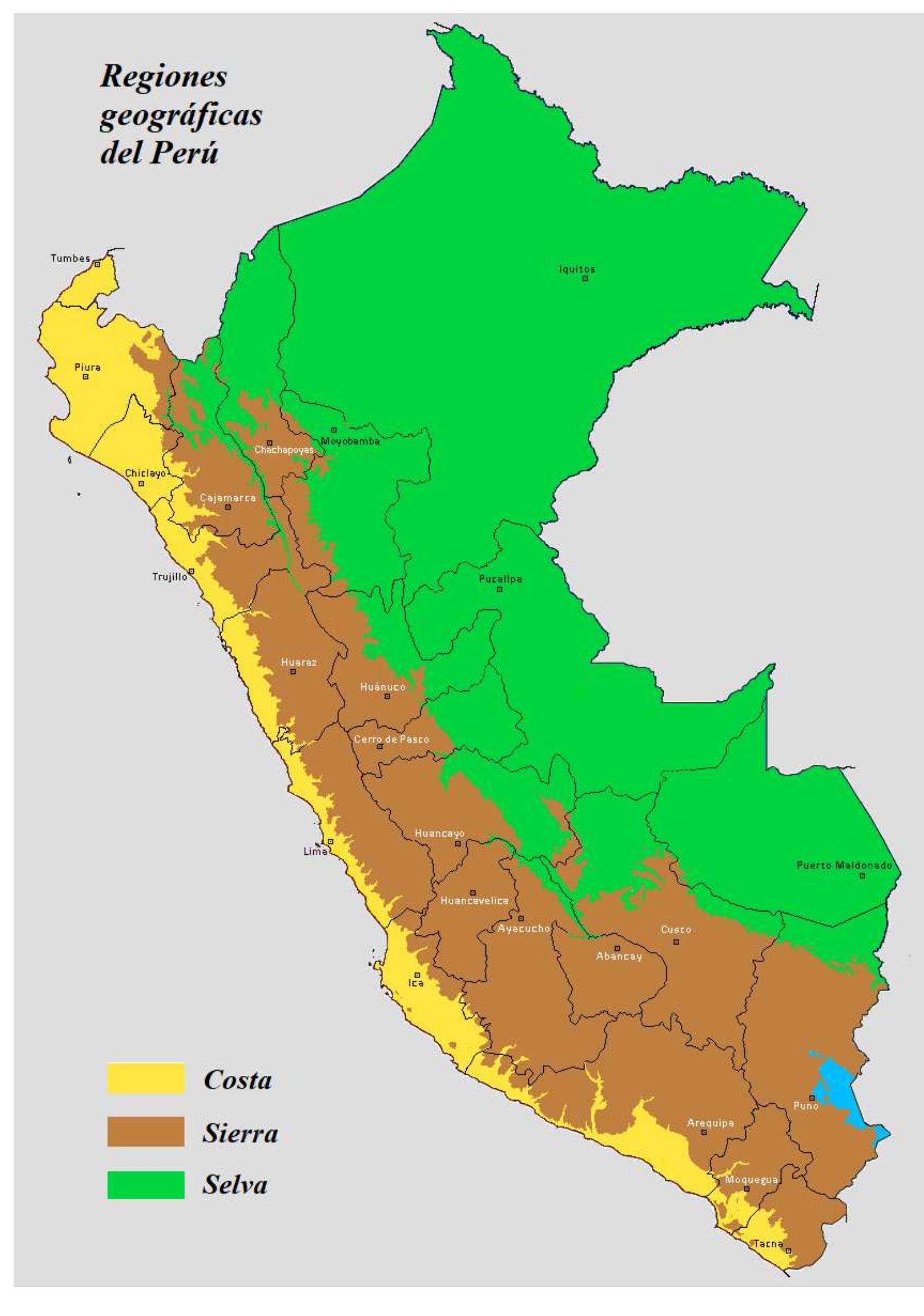 Map of peru is detailed; (figure 5) the legend of the